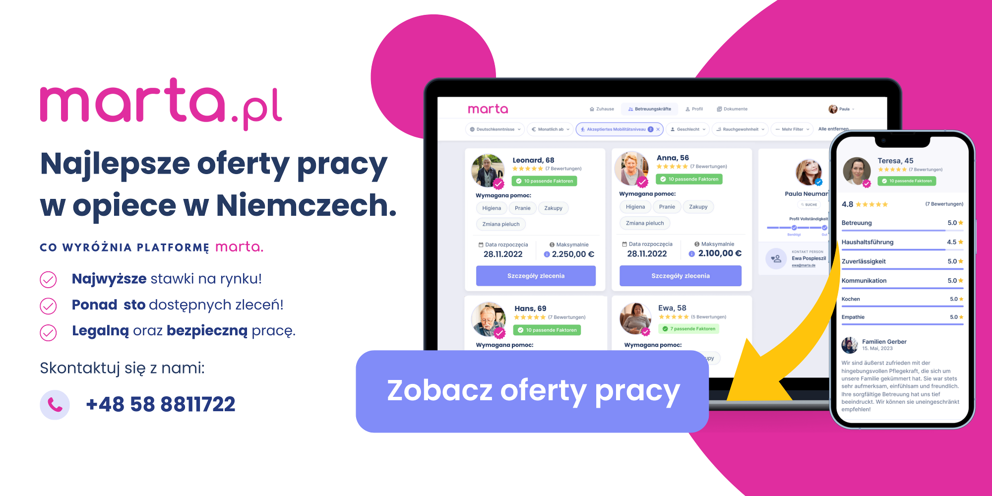 Marta Poland | Najlepsze oferty pracy w opiece w Niemczech już od 1800 ...