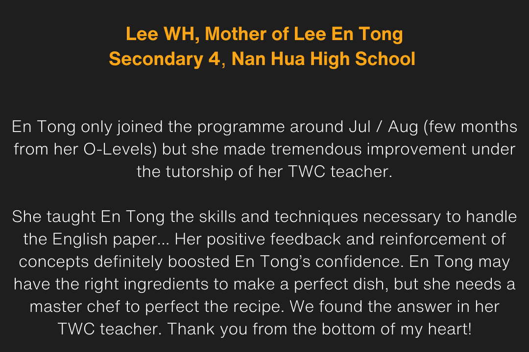 Excel in English and writing with TWC! | The Write Connection