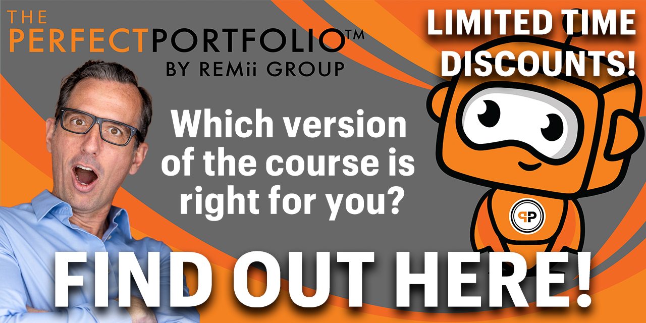 Which version of The Perfect Portfolio Course is right for you?